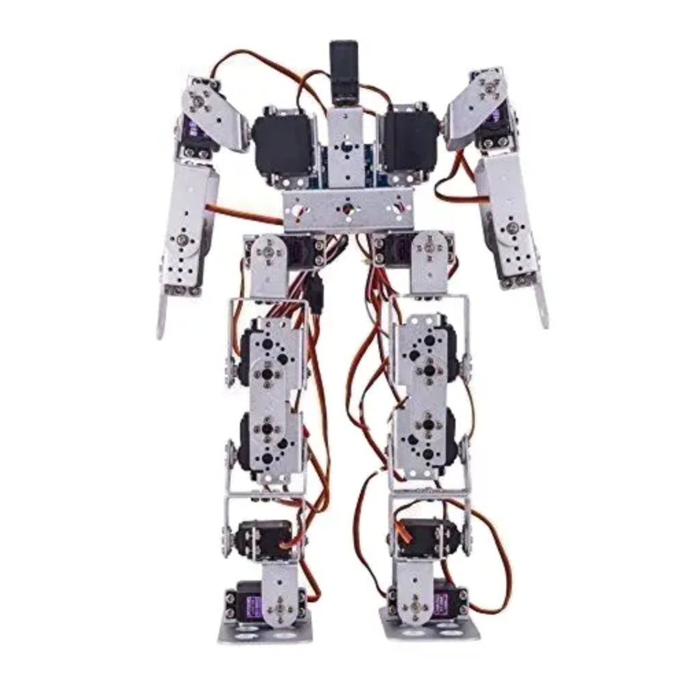 DIY 17DOF Biped Robot- Full Metal DIY Humanoid Robot Kit (without Serv ...