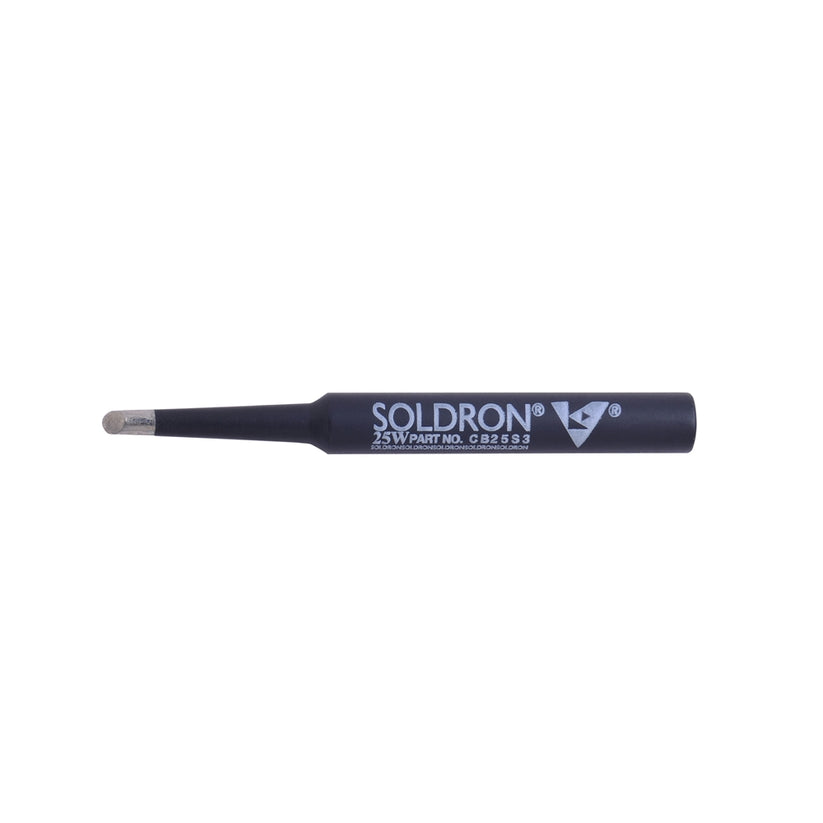SOLDRON CB25S3 BLACK CERAMIC COATED SPADE LONG LIFE DELUX BIT FOR 25W ...