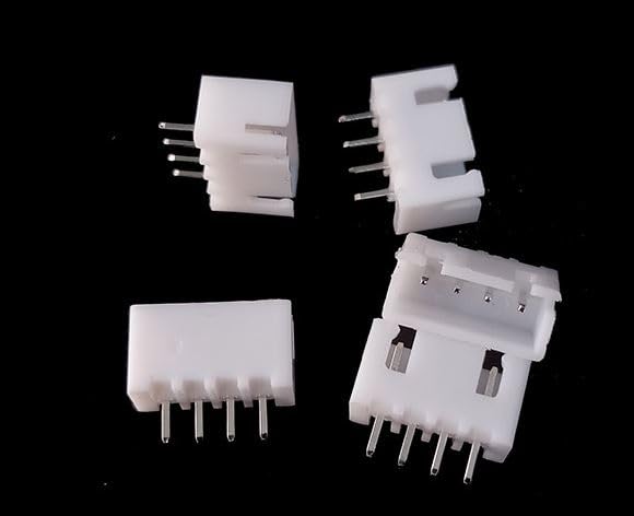 4 Pin JST-XH 2515 RMC Male Connector 2.54mm Pitch (1 Pc) – Indian Hobby ...