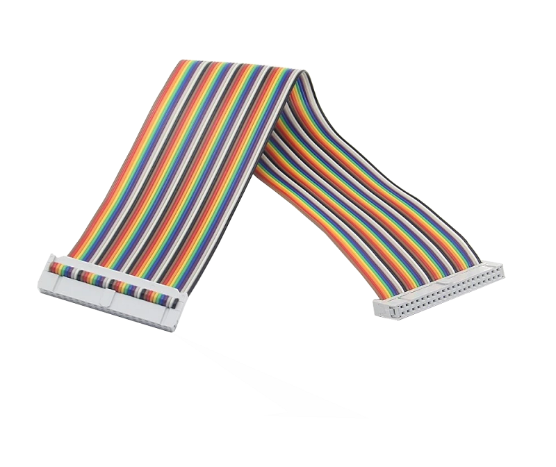40 Pin Colorful Rainbow GPIO Female to Female Cable 20CM for Raspberry ...