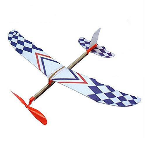 Medium Rubber Band Powered DIY Plane Toy Kit Aircraft Model – Indian ...