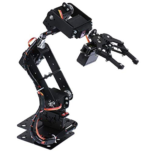 DIY 6DOF Robotic Arm- Full metal DIY Robotic arm Kit without Servos ...