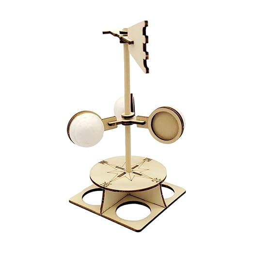 DIY Wind Vane Early Wooden Science Experiment Kits Weather STEAM kit ...