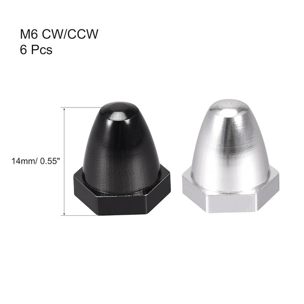 Propeller Prop Nut Cap CW CCW for 2212 920KV Brushless DC Motor M6 ...