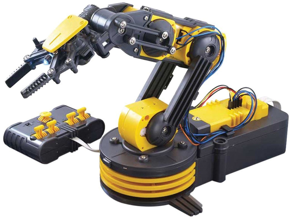 WIRED CONTROL ROBOTIC ARM KIT - DIY Robotic Arm – Indian Hobby Center