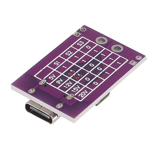 Type-C QC AFC PD2.0/3.0 to DC Fast Charge Trigger Detector Module ...