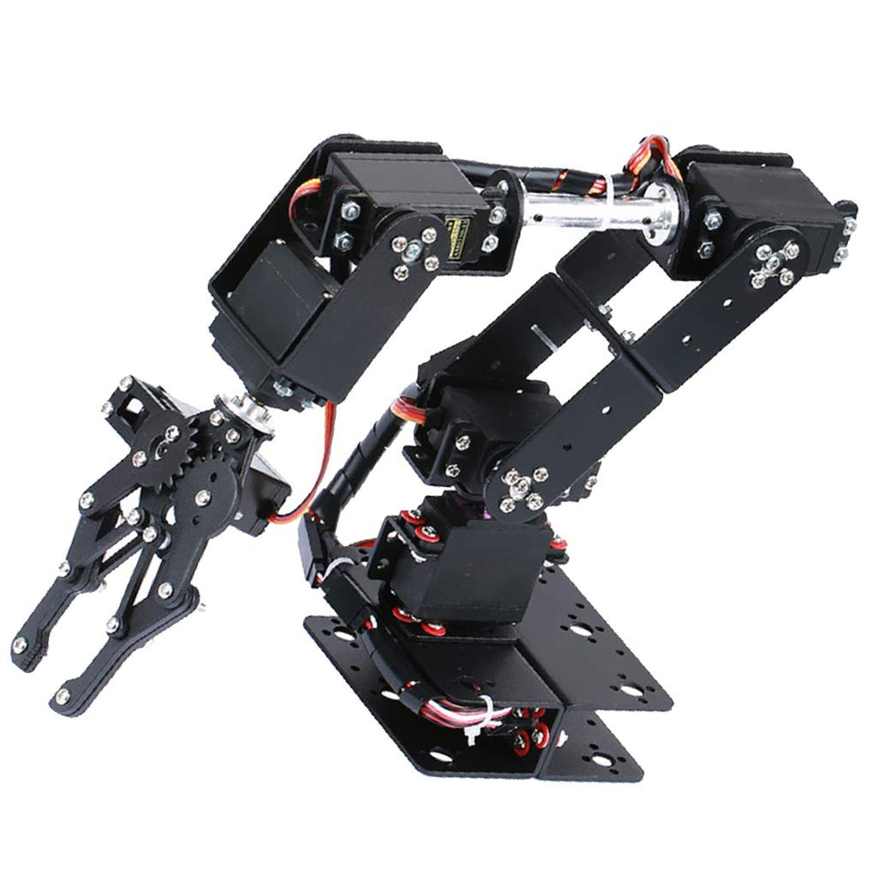 DIY 6DOF Robotic Arm- Full metal DIY Robotic arm Kit without Servos ...