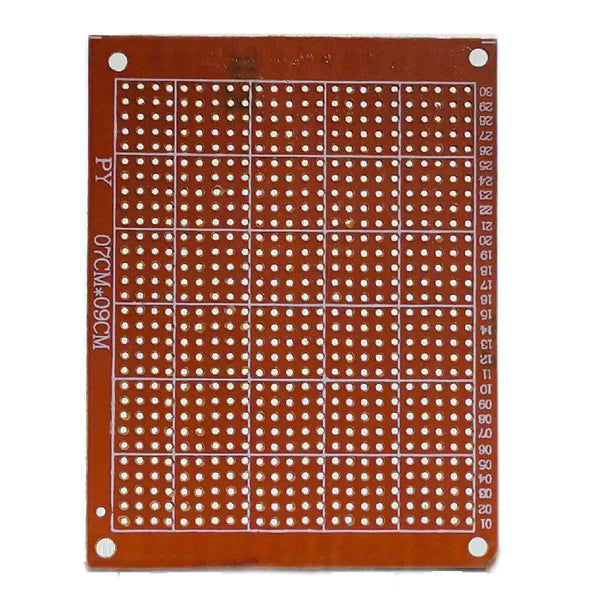 7x9 CM Single Sided Veroboard Dotted PCB 70x90mm – Indian Hobby Center
