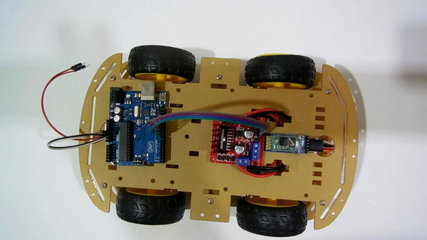 DIY Bluetooth Control Robot Kit Using Arduino (Pre-Programmed) – Indian ...