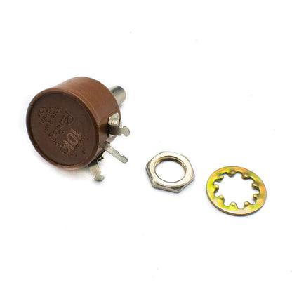 PANKAJ RW-1 (1 Watt) 10K ohm Single Turn Wire Wound Potentiometer with ...