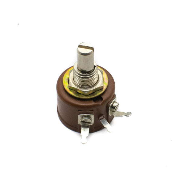 PANKAJ 10K ohm Single Turn Wire Wound Potentiometer RW-1 with 25mm Sha ...