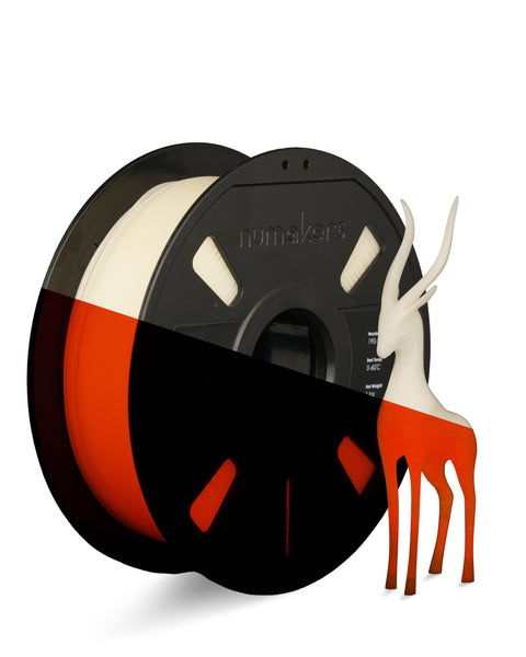 Numakers PLA Glow in the Dark - Orange– 1.75 mm / 1 kg – Indian Hobby ...