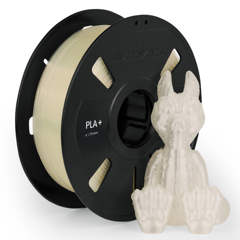 Numakers PLA+ Filament – Transparent – 1.75 mm / 1 kg – Indian Hobby Center