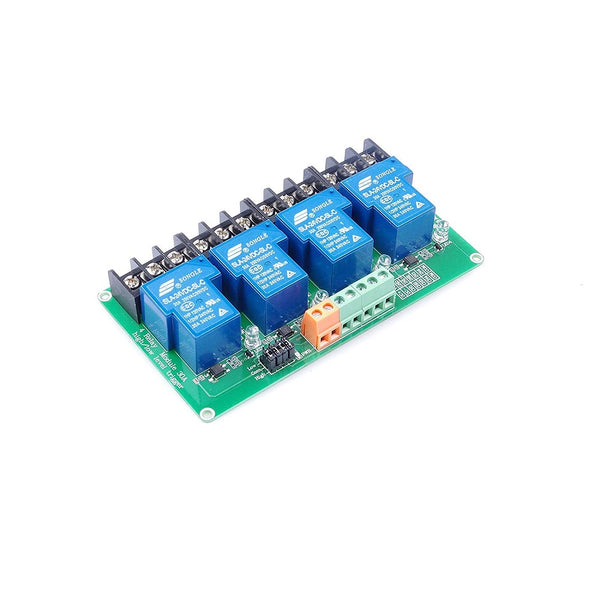 4 Channel Relay Module, 30A with Optocoupler, Isolation 24V Supports ...