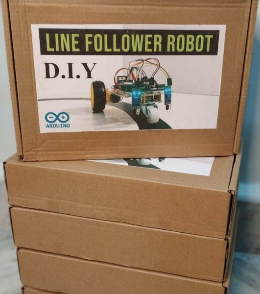 DIY Line Follower Robot Kit Arduino Based (Pre-Programmed) – Indian ...