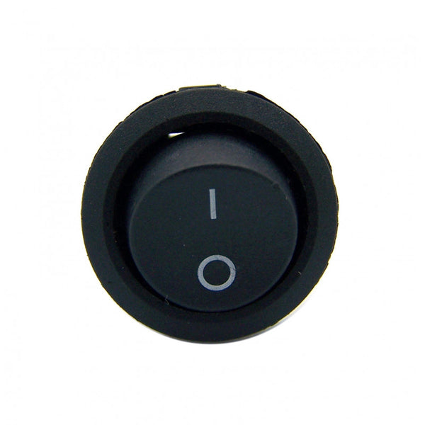 6a 250v Rocker Switch SPST Panel Mount Round 10A/125V, 6A/250V – Indian ...