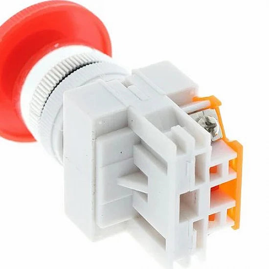 LAY37 Mushroom Emergency Stop Push Button Switch 22mm – Indian Hobby Center