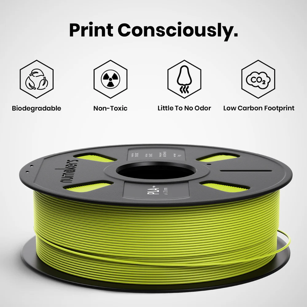 Numakers PLA+ Filament – Ryobix Green– 1.75 mm / 1 kg – Indian Hobby Center