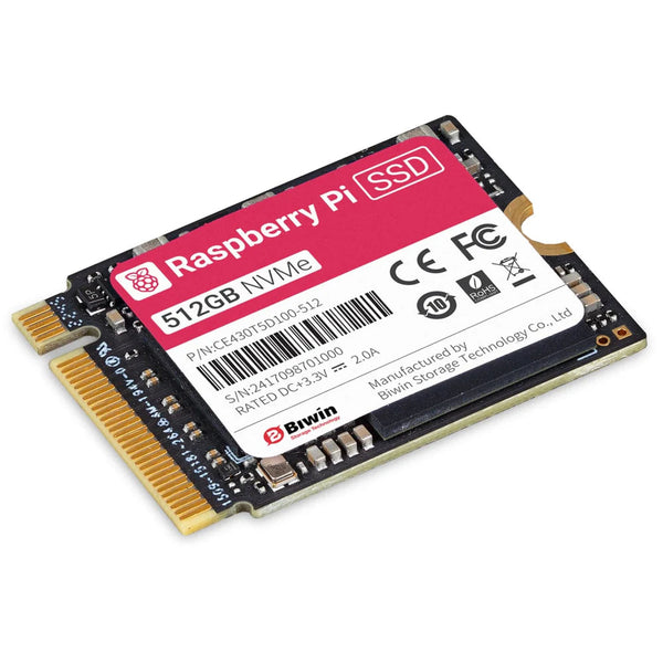 Official Raspberry Pi 512GB SSD IOPS5 50k, High-speed Solid State Driv ...