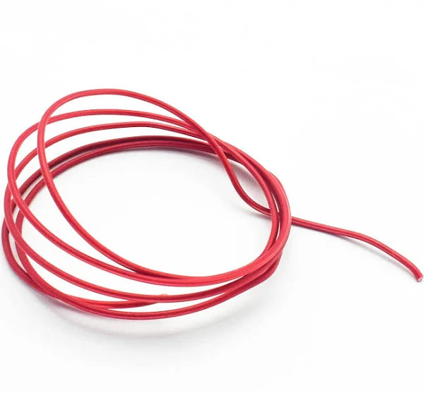 Red 23SWG Single Strand Hookup Wire for Breadboard- 1 Meter – Indian ...