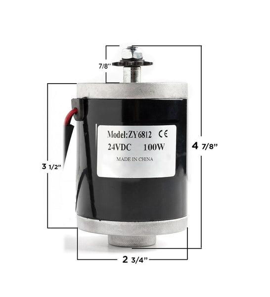 100W E-BIKE DC MOTOR MY6812 12V 3550RPM – Indian Hobby Center