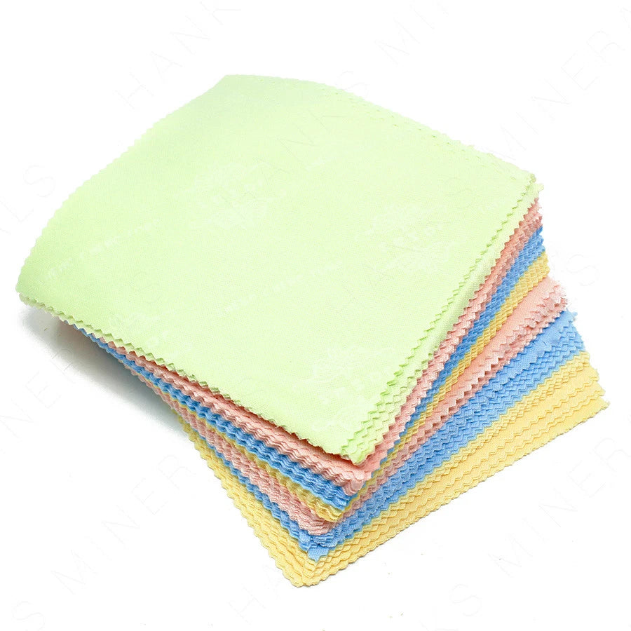 Microfiber Cloth Cleaning Screen Camera Lens Phone Glasses (Pack of 4 ...