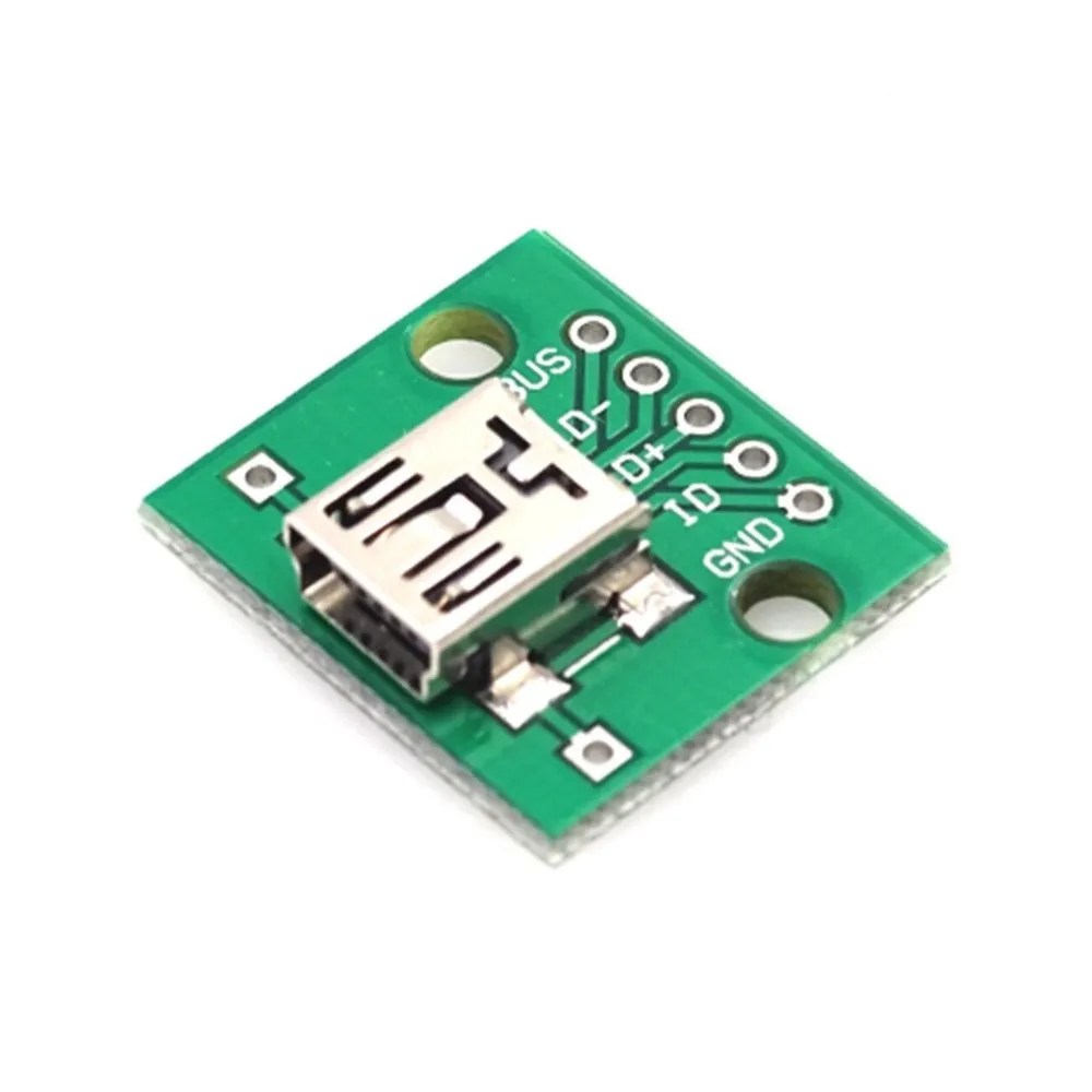 Mini USB Turn DIP Female Mini USB Type B Female SMD DIP Switch Adapter ...