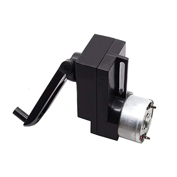 4W Hand Crank DC Power Generator Gear Motor Dynamo Hand held Generator ...