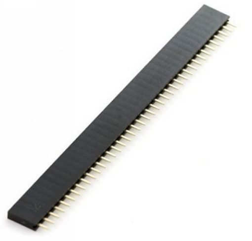 40x1 Berg Strip Female Header Pin 2.54mm Single Row (Pack of 1 ...