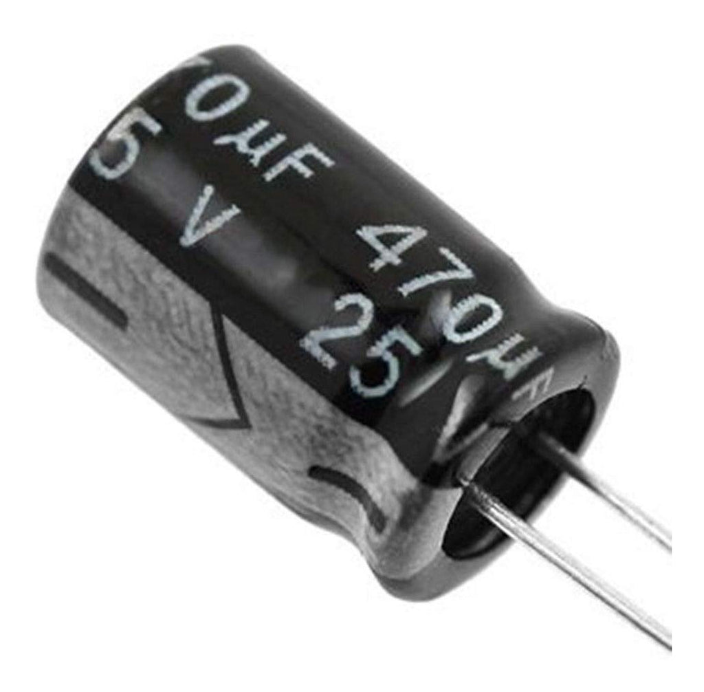 470uf 25v Electrolytic Capacitor (1 Pc) – Indian Hobby Center