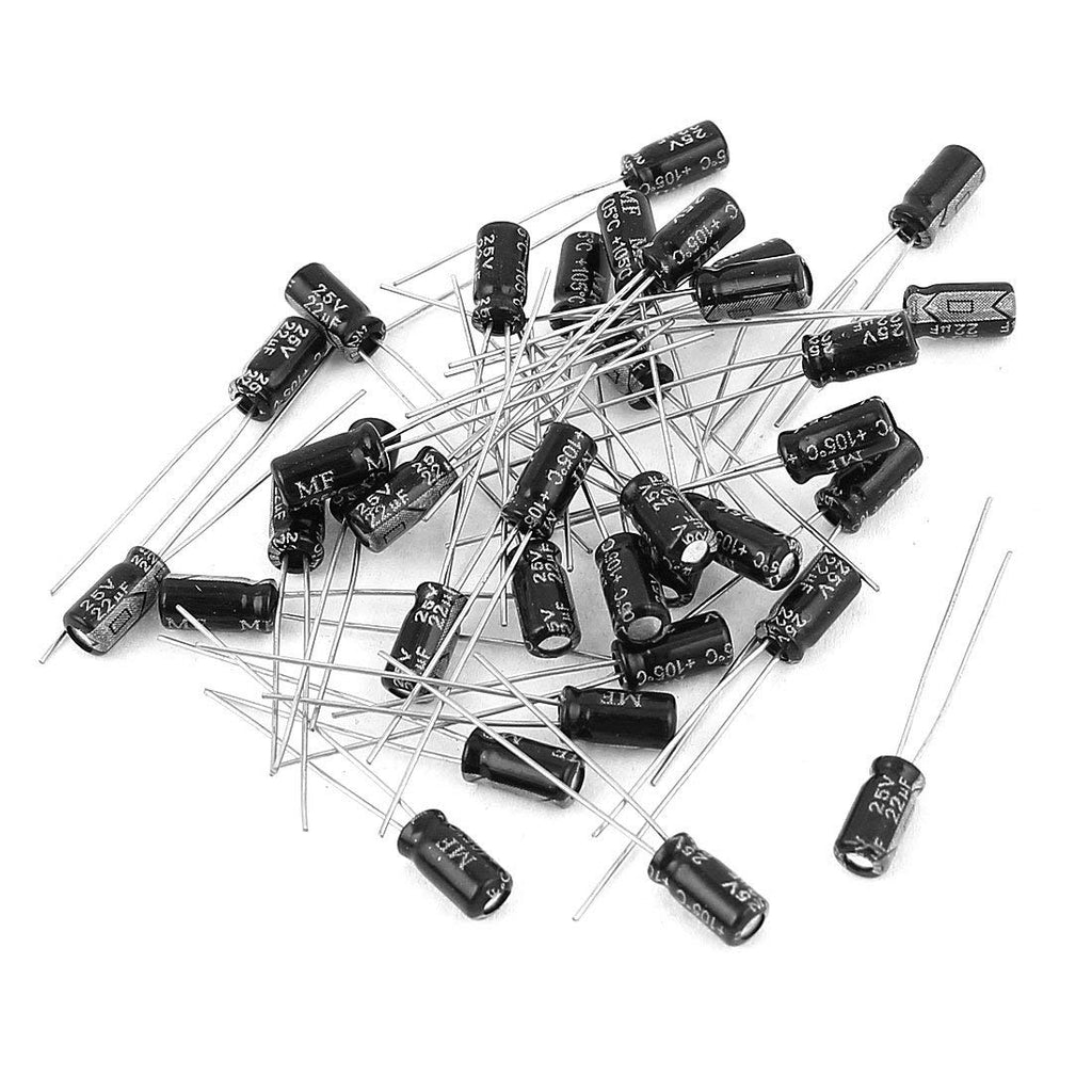 22uf 25V Electrolytic Capacitor – Indian Hobby Center