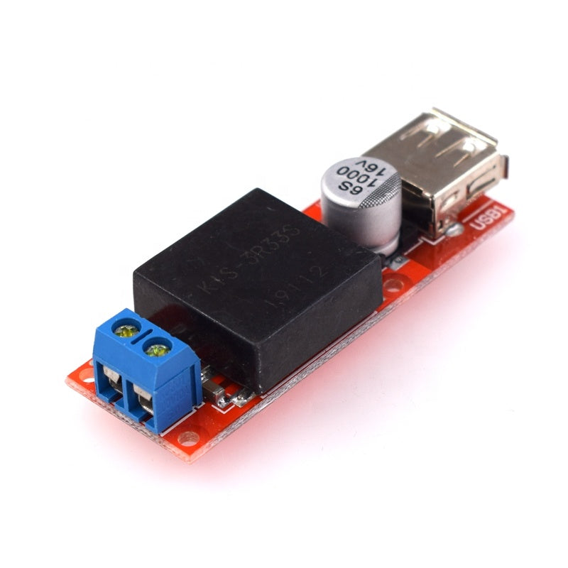 DC 5V USB Output Converter 7V-24V To 5V 3A Buck DC-DC step-down power ...